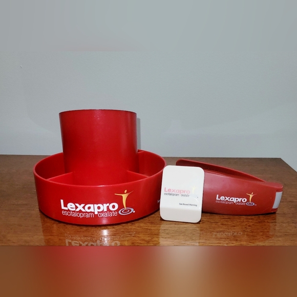no brand | Office | Vintage Drug Rep Lexapro Pen Holder On Swivel ...